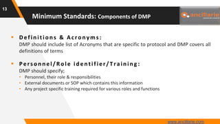 Data management plan (important components and best practices) final v ...