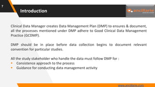 Data management plan (important components and best practices) final v ...