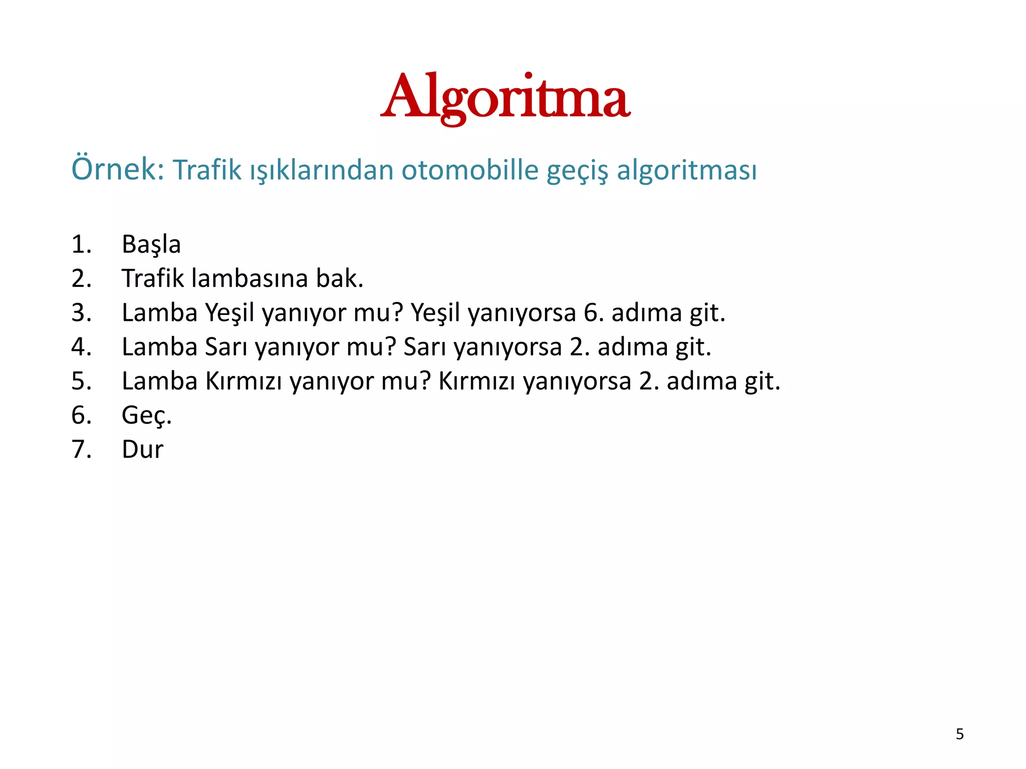 Algoritma ve akış şemaları | PDF