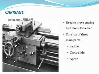 INTRODUCTION TO LATHE MACHINE | PPTX