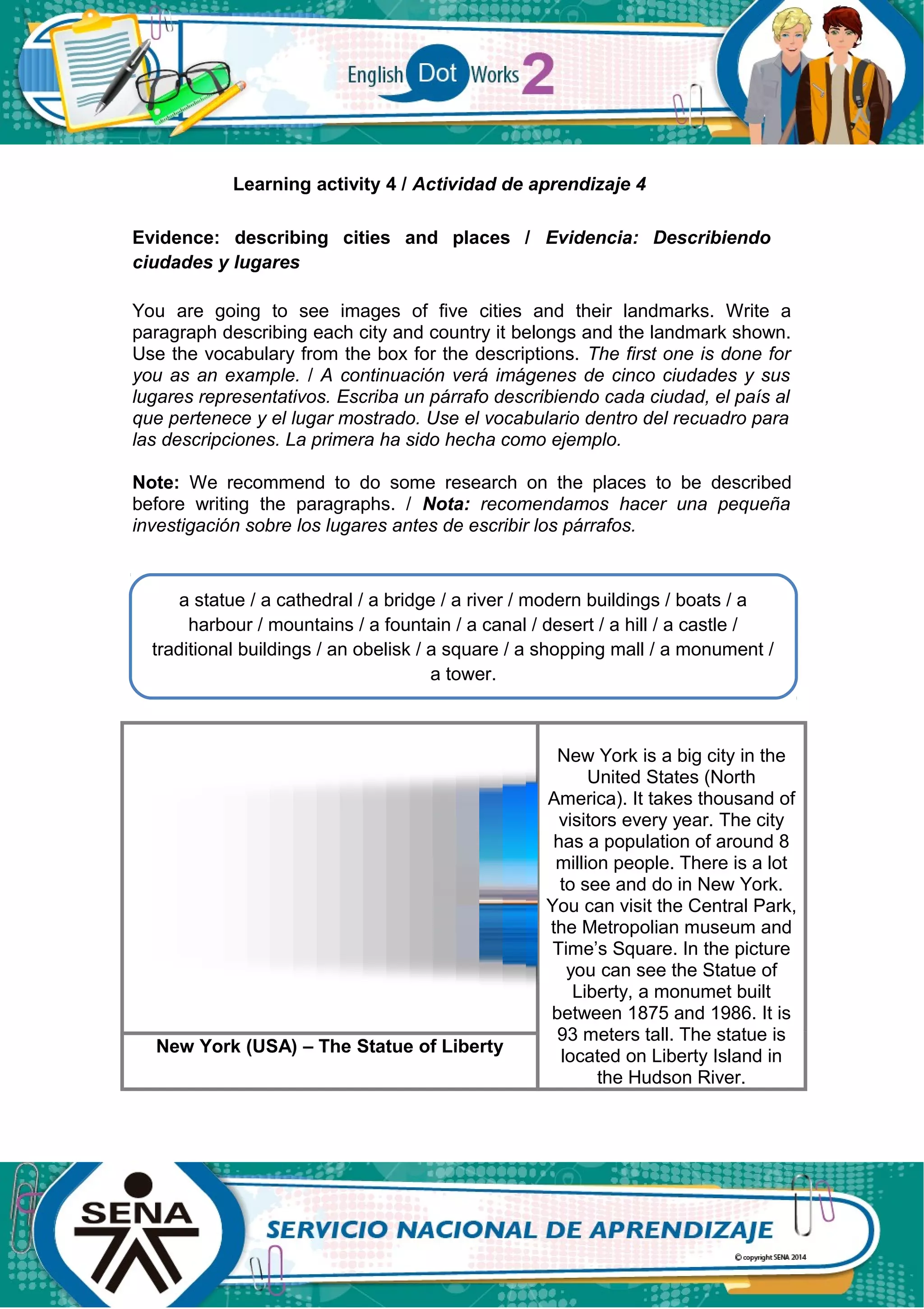 2. describing cities and places 2 | DOC