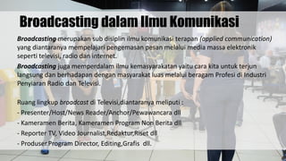 Pengantar Broadcasting | PDF