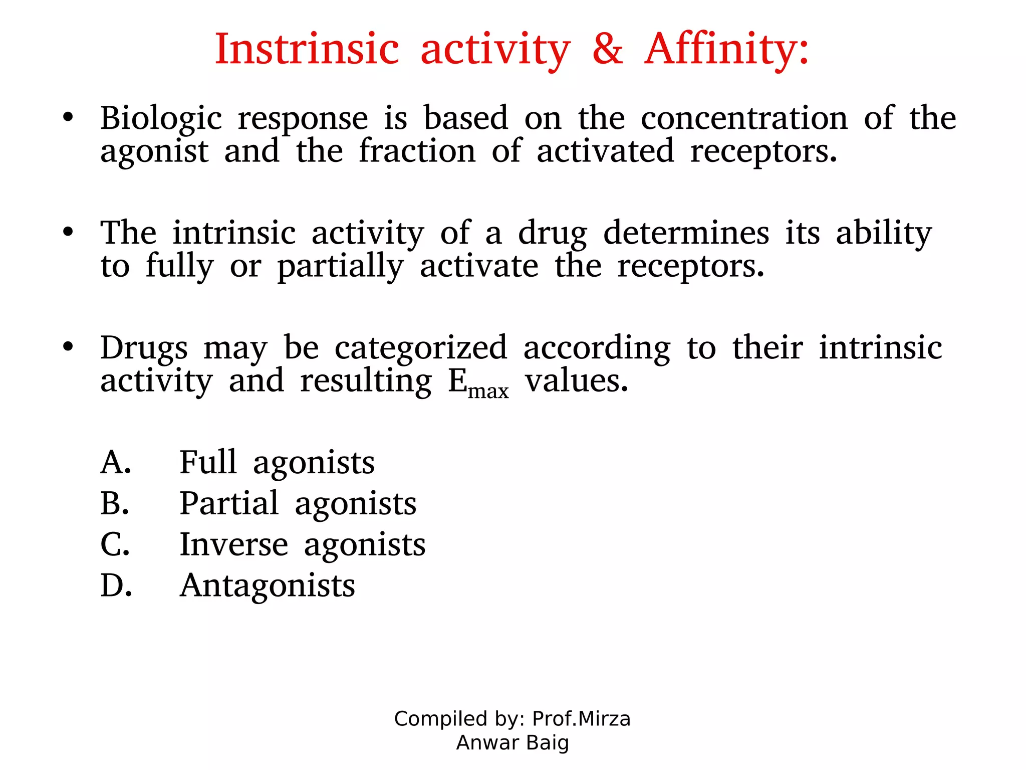 2.Mechanism of drug actons | PDF