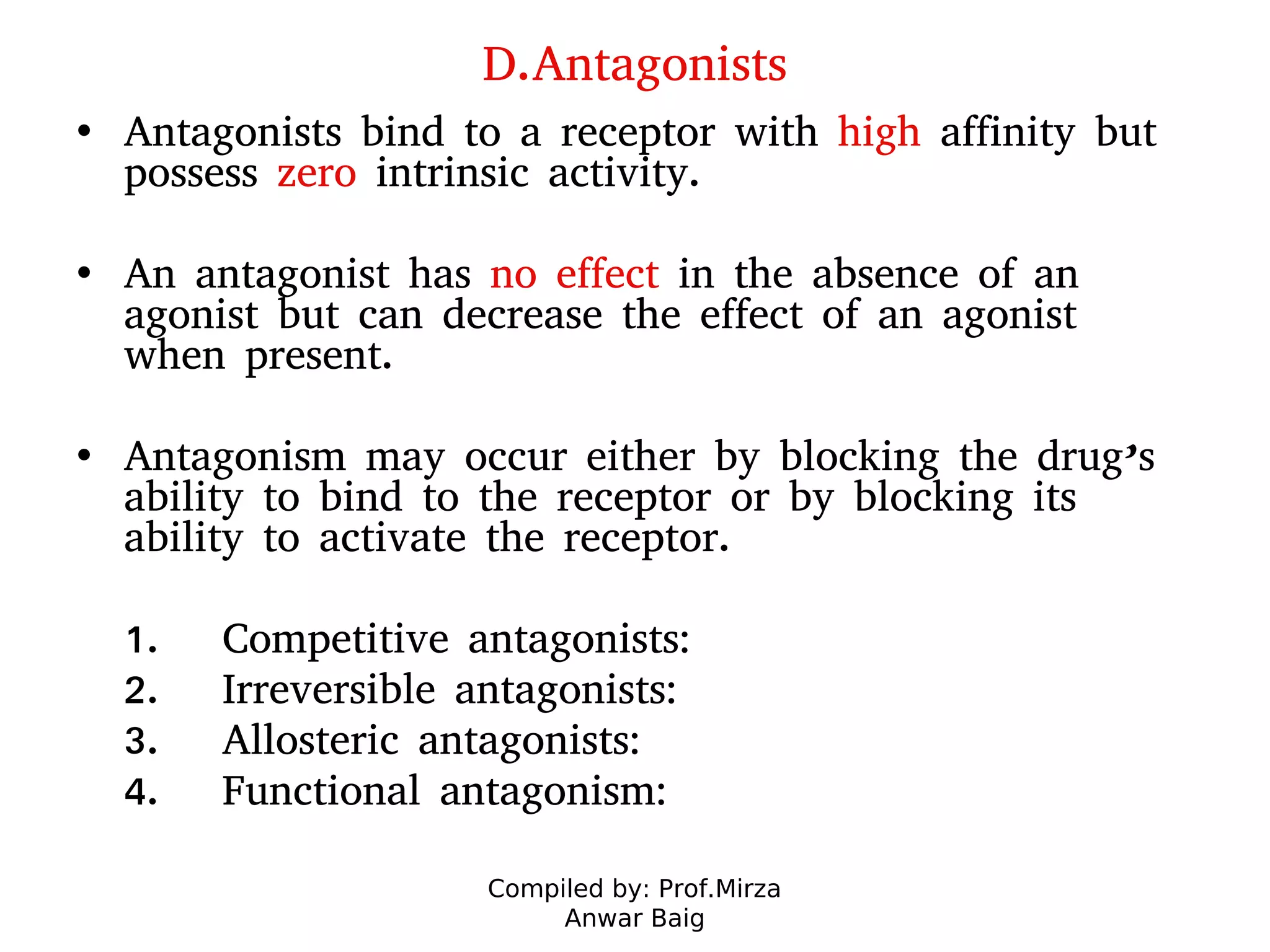 2.Mechanism of drug actons | PDF