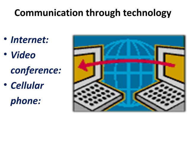 2. communication through technology