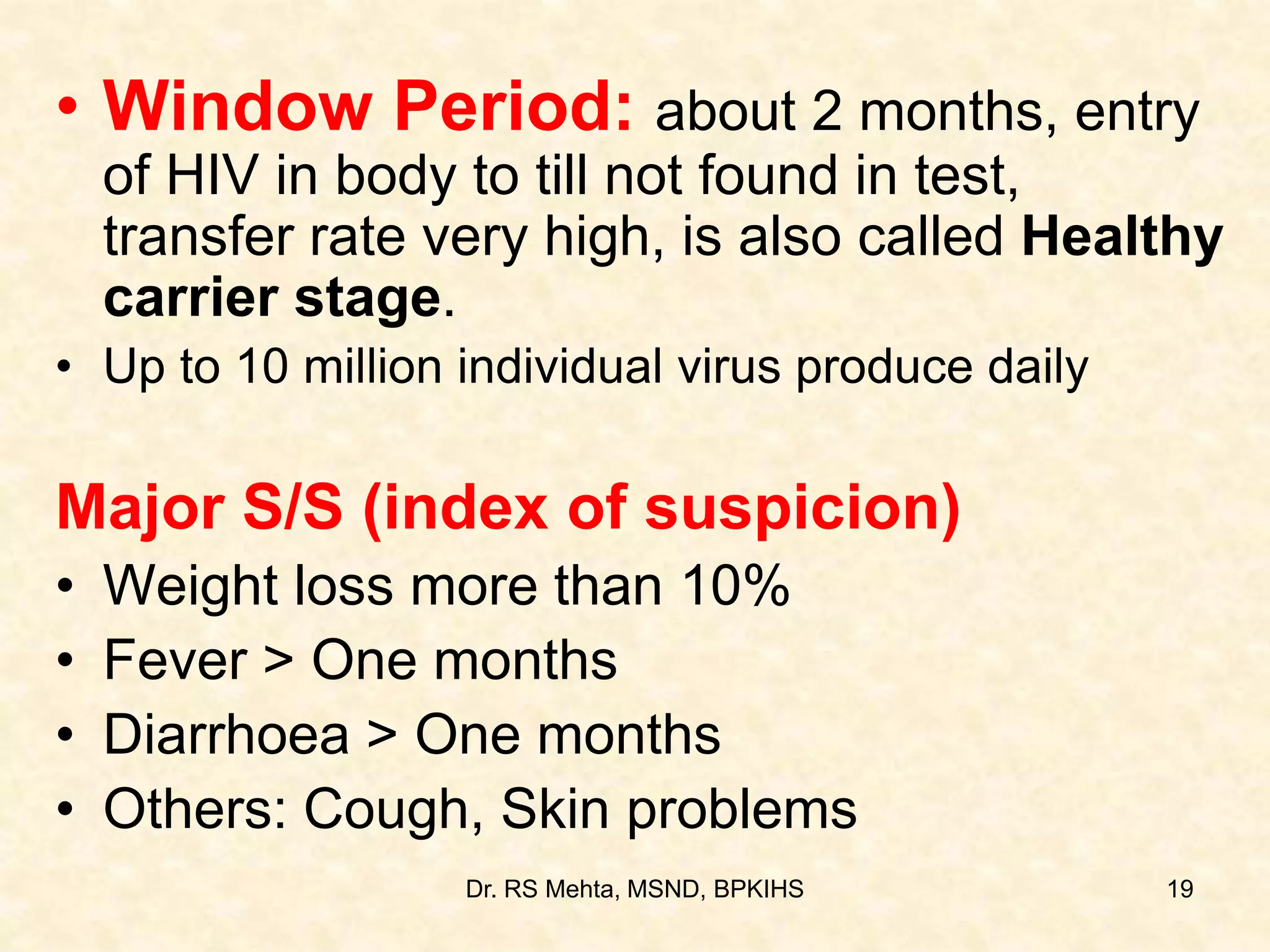 2. hiv aids lecture ppt | PPSX