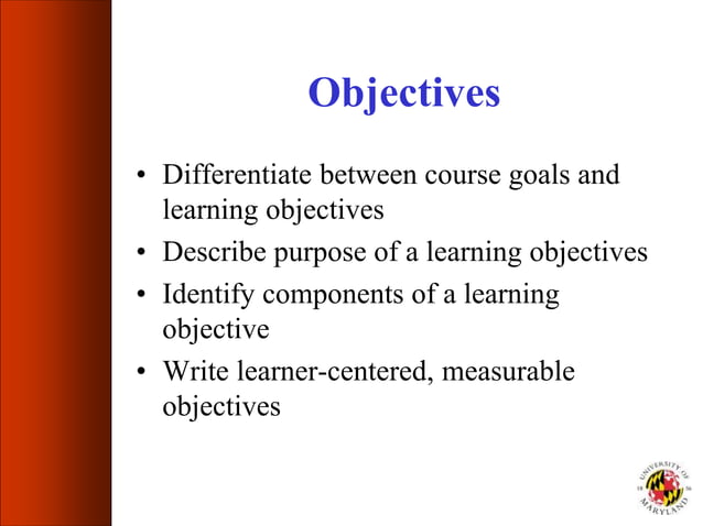 2. writing learning-objectives | PPSX