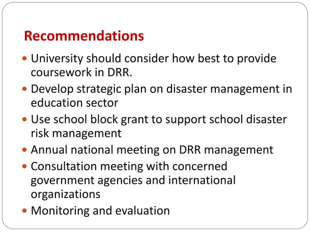 Disaster risk reduction policies and practice in lao pdr | PPTX | Disasters