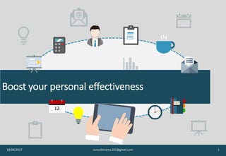 Boost your personal effectiveness | PPT