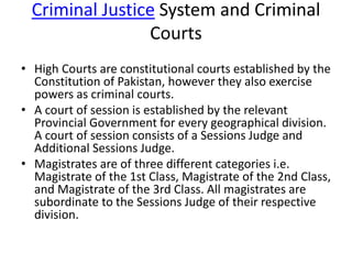 Court System Of Pakistan | PPTX