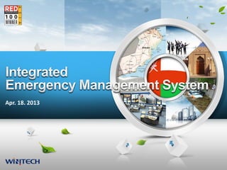 Integrated disaster management system and emergency management system | PPT