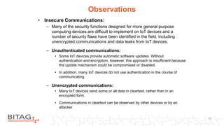 Internet of Things (IoT) Security and Privacy Recommendations by Jason ...