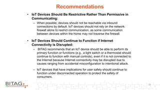 Internet of Things (IoT) Security and Privacy Recommendations by Jason ...