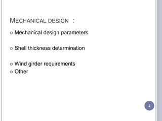 floating tank design | PPTX