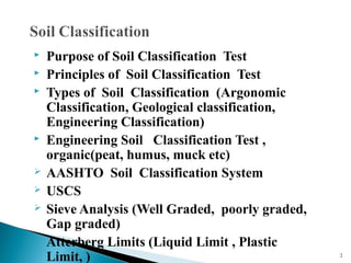 Soil classification 1 | PPT