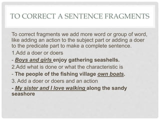 2.sentence | PPT