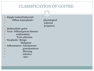 2. classification of goitre | PPTX