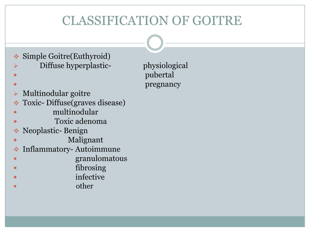 2. classification of goitre | PPTX