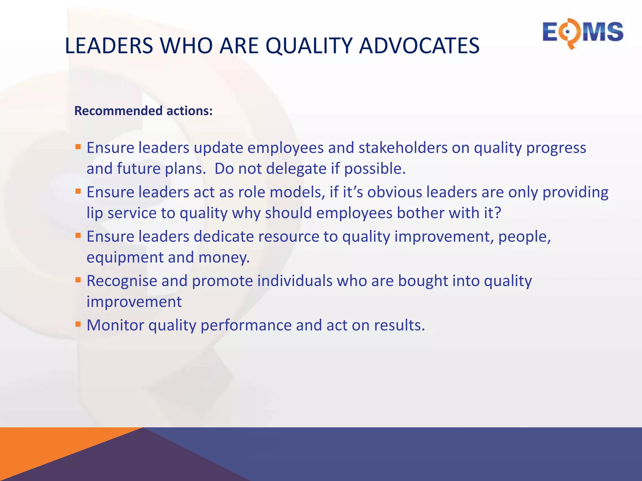 Embedding a culture of quality: ISO 9001:2015 Focus | PPTX