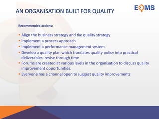 Embedding a culture of quality: ISO 9001:2015 Focus | PPT