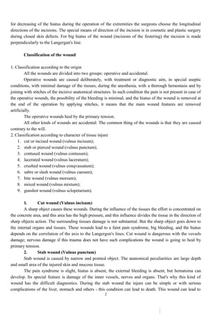 Traumatology - Wounds | DOC