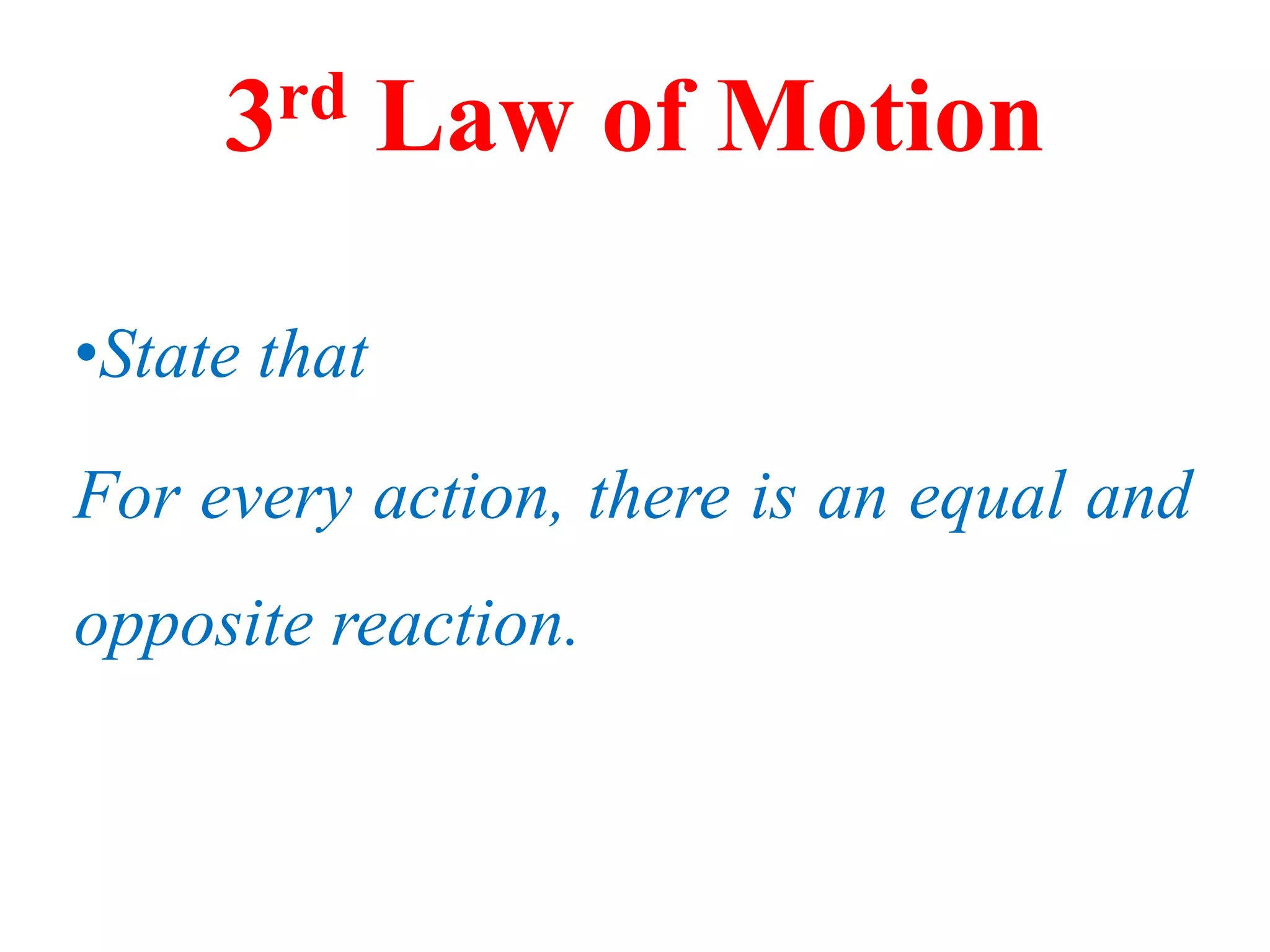 Newton's Laws of Motion | PPTX