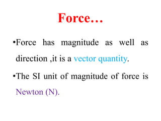 Newton's Laws of Motion | PPTX
