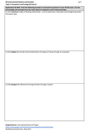 2.2 communities and ecosystems notes | PDF
