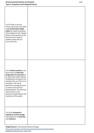 2.4 biomes zonation and succession notes | PDF