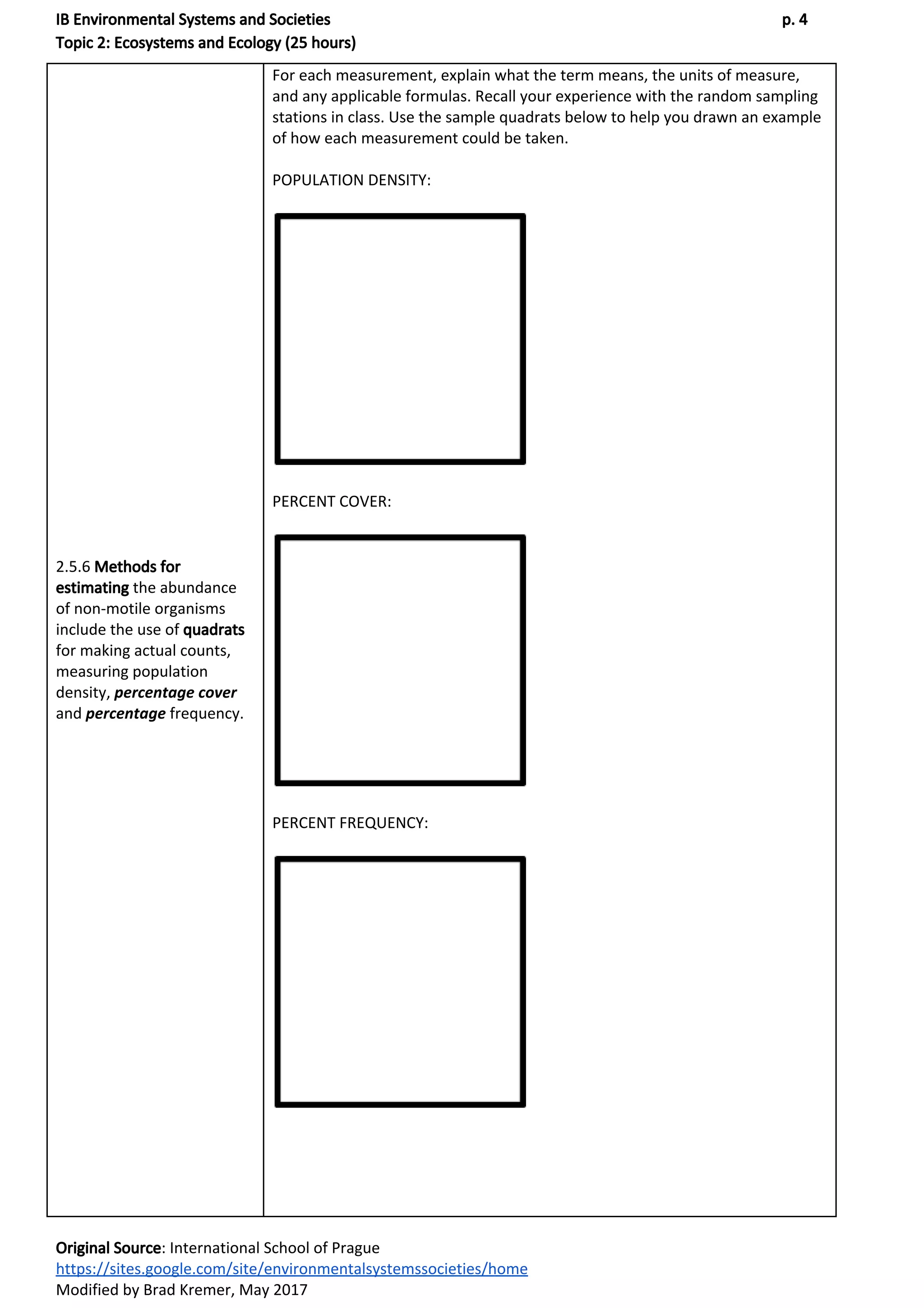 2.5 investigating ecosystems notes | PDF