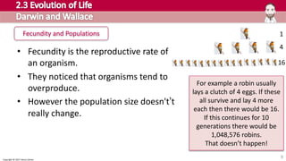 Cambridge Pre-U Biology - 2.3 Evolution of Life | PPT