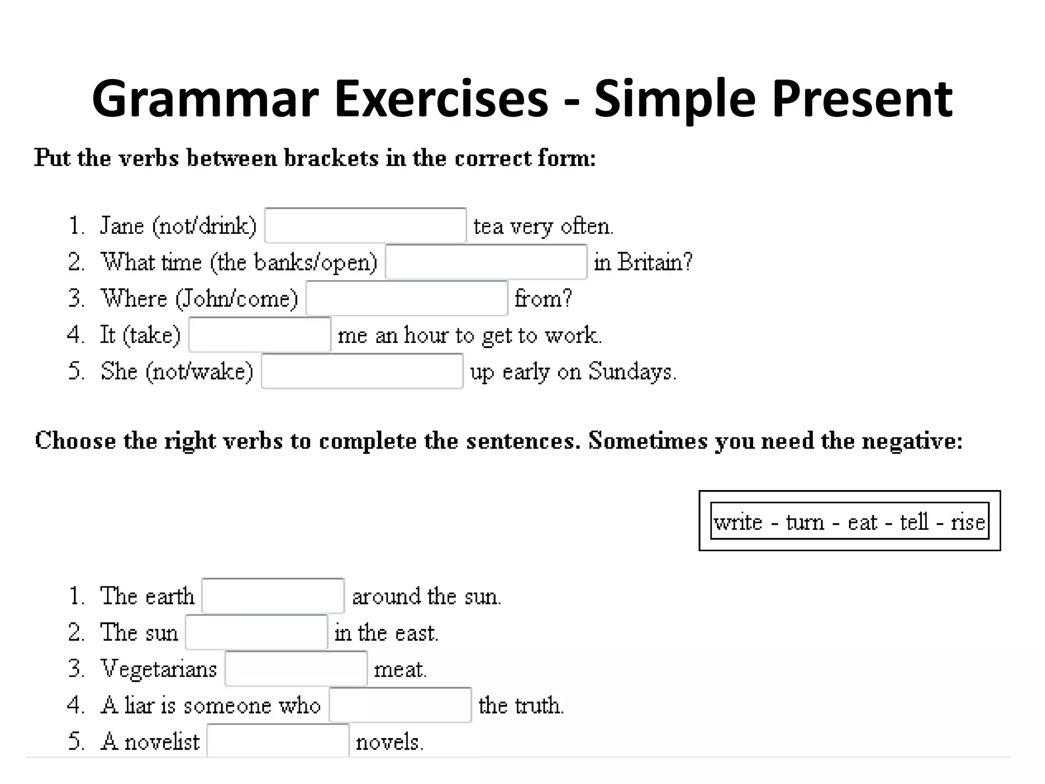 2. present simple tense | PPTX