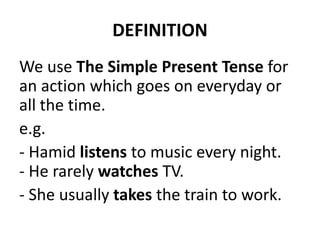 2. present simple tense | PPTX
