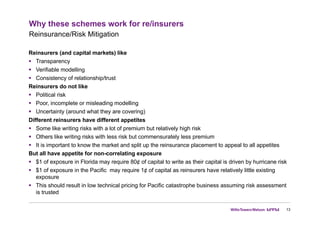 'The role of insurance and reinsurance in disaster risk management' | PDF