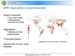 Underground Taming of Floods for Irrigation (UTFI): Global ...