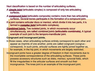 Connection of bones | PPT