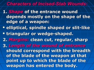 Damage by Sharp Objects | PPT