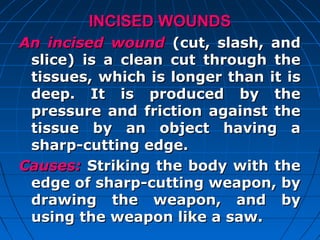 Damage by Sharp Objects | PPT