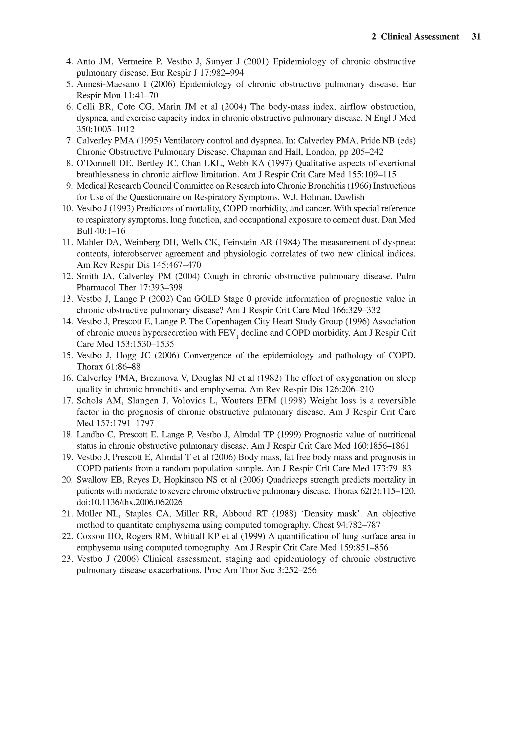 CLINICAL ASSESSMENT OF COPD | PDF
