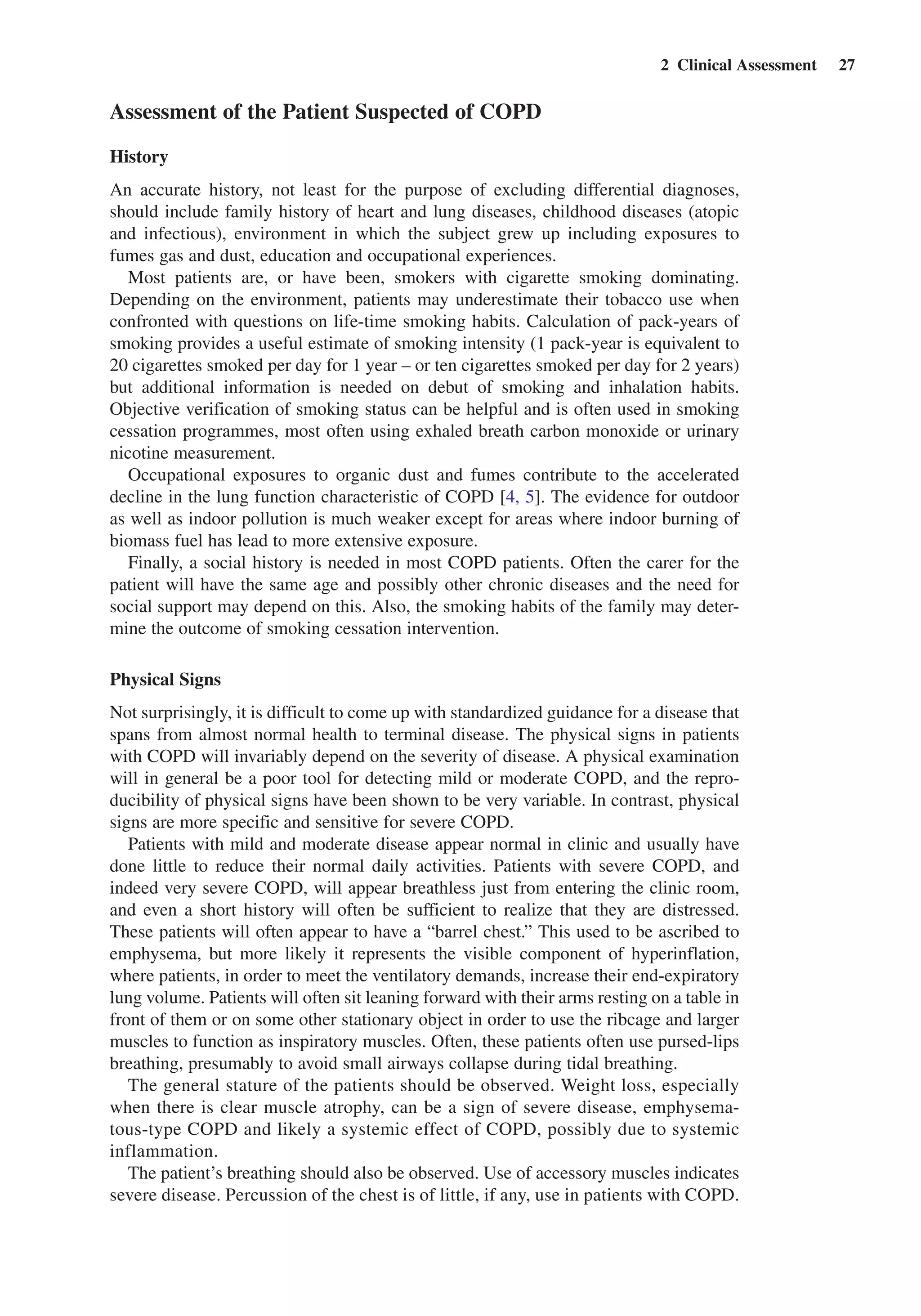 CLINICAL ASSESSMENT OF COPD | PDF
