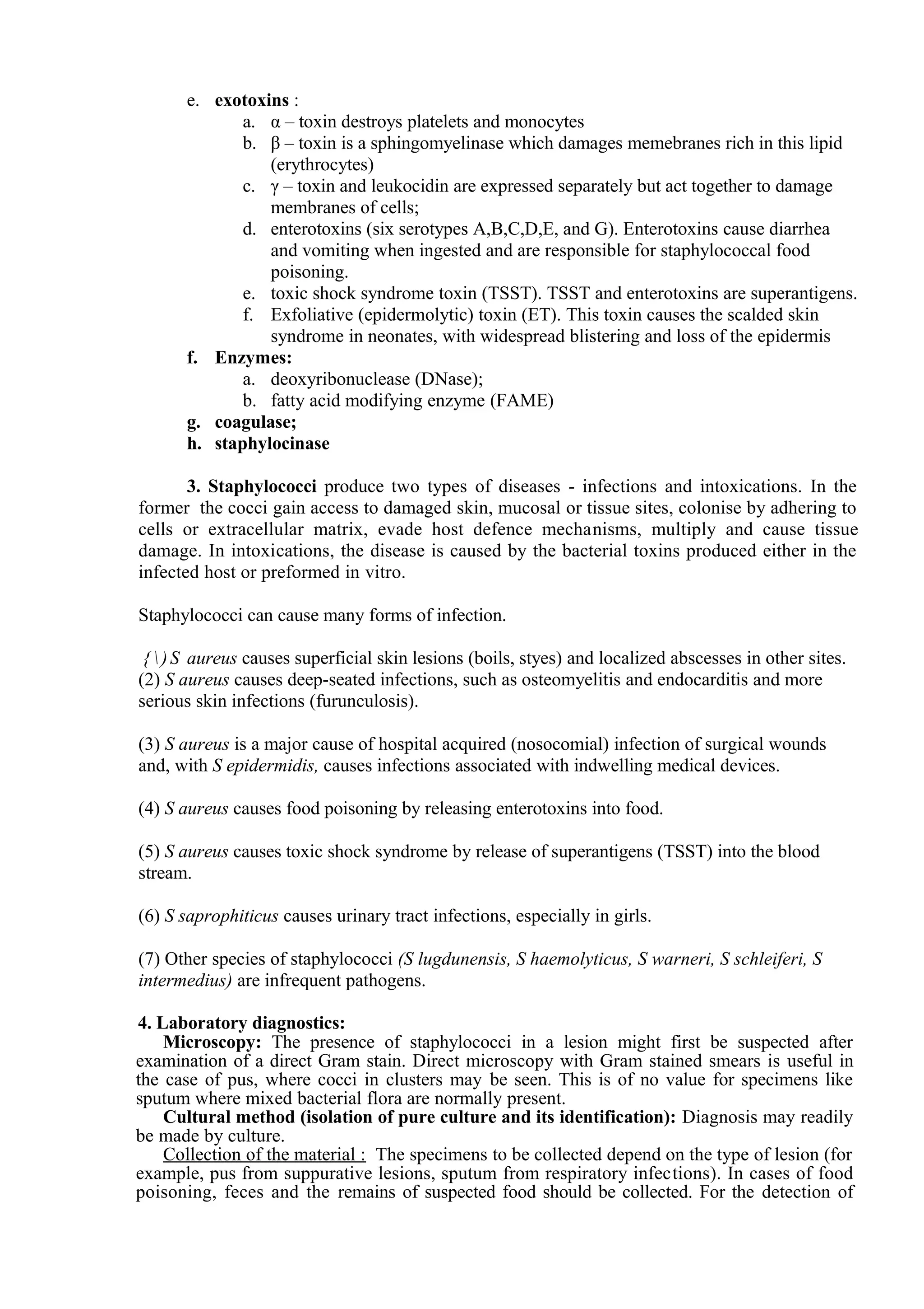Pathogenic Cocci. Staphylococci, Streptococci. Laboratory diagnostics ...