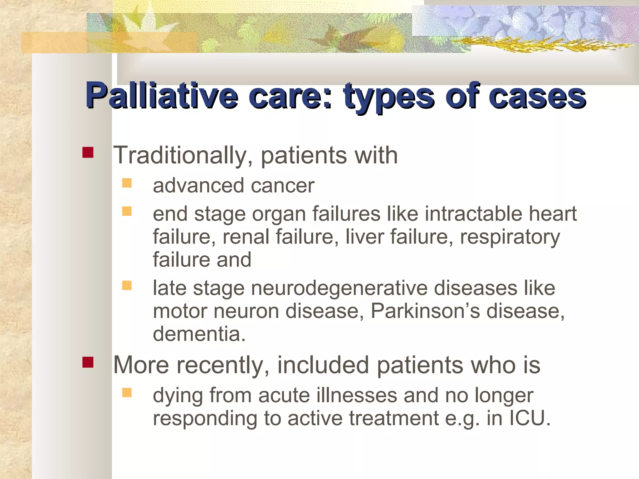 Cancer Palliative Care | PPT