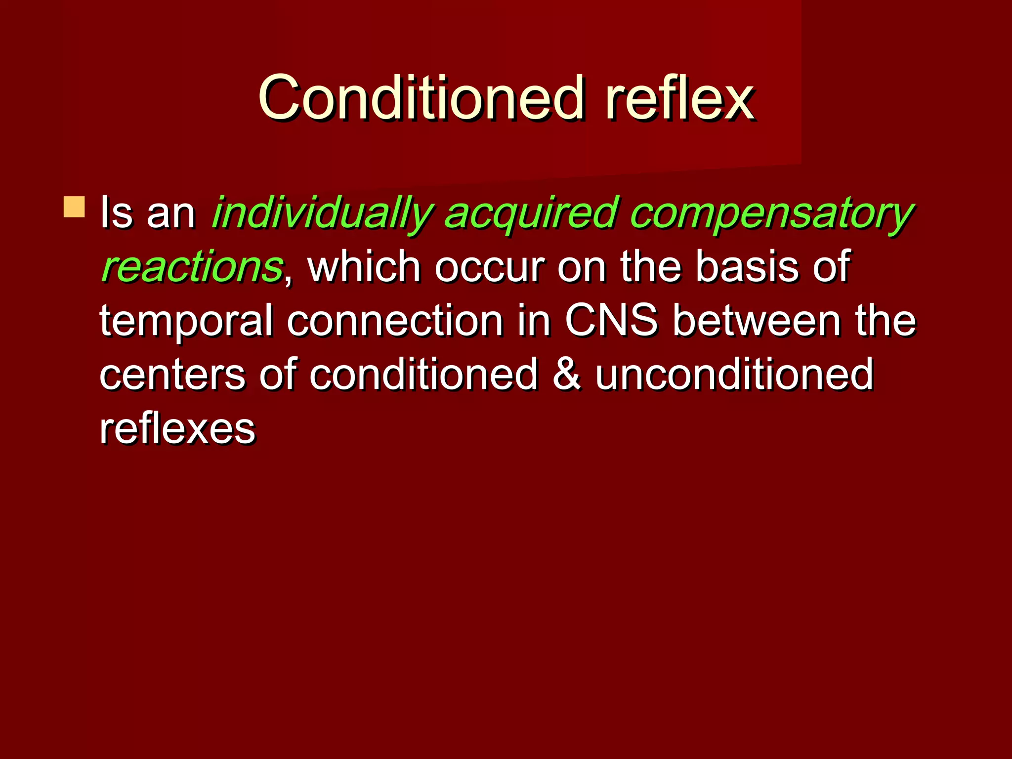 Physiology of Higher Nervous Activity | PPT
