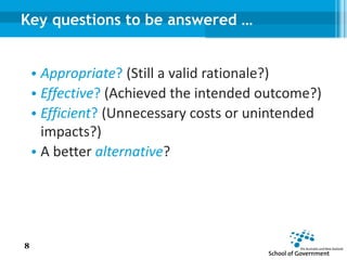 Effective ex post Evaluation: Purpose and Challenges | PDF