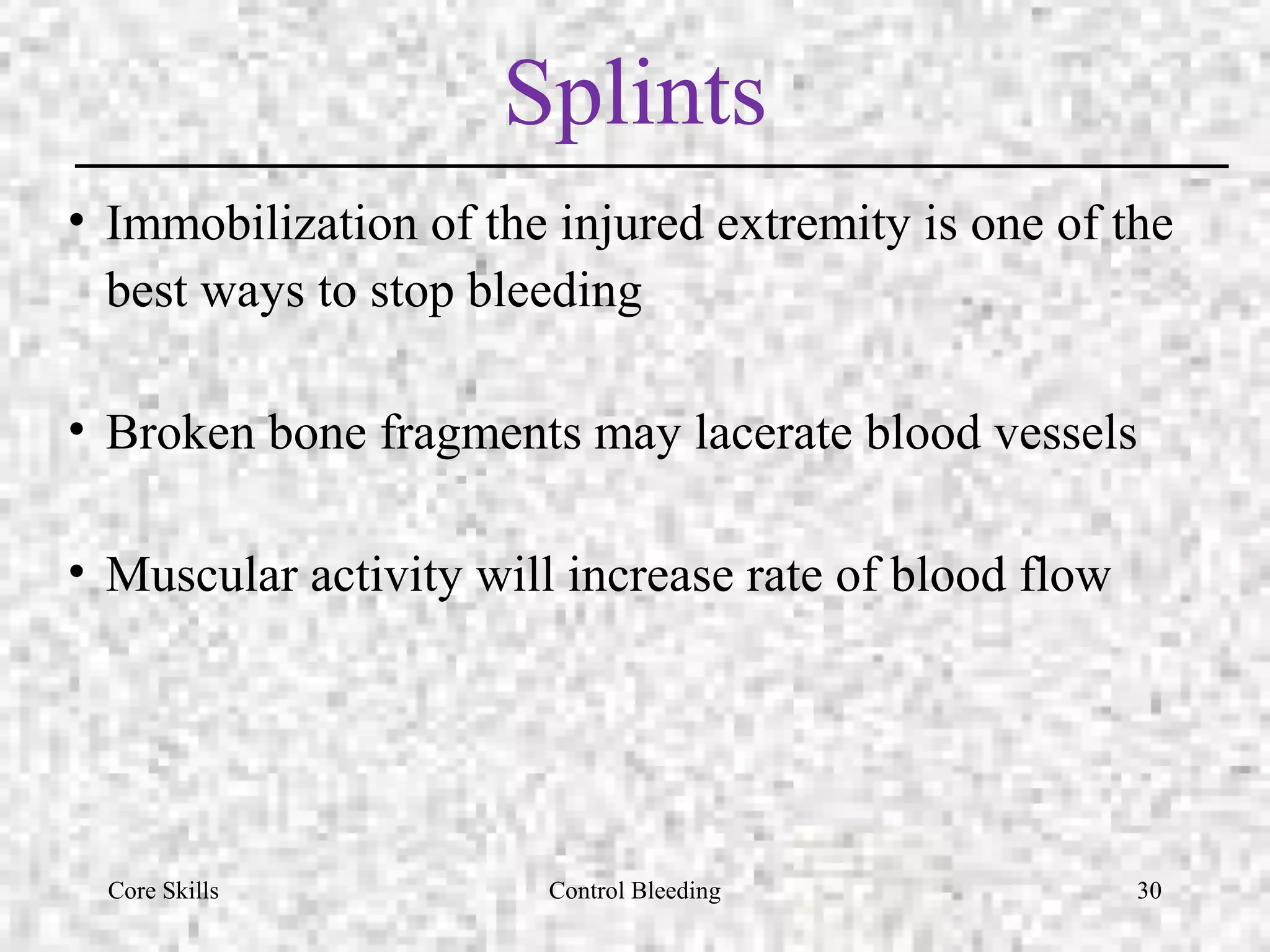 Wounds & Bleeding. Hemorrhage control | PPT
