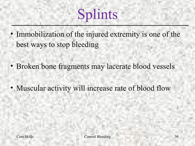 Wounds & Bleeding. Hemorrhage control | PPT | First Aid | Injuries