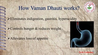 2. vaman dhauti | PPTX | Lung and Respiratory Health | Diseases and ...