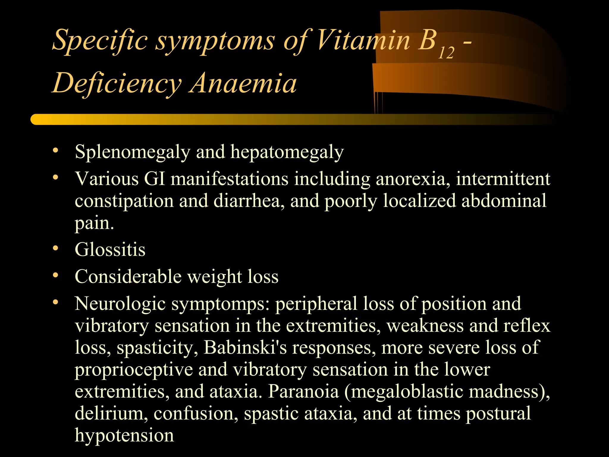 Iron Deficiency Anemia. B12 & Folat Deficiency Anemia | PPT