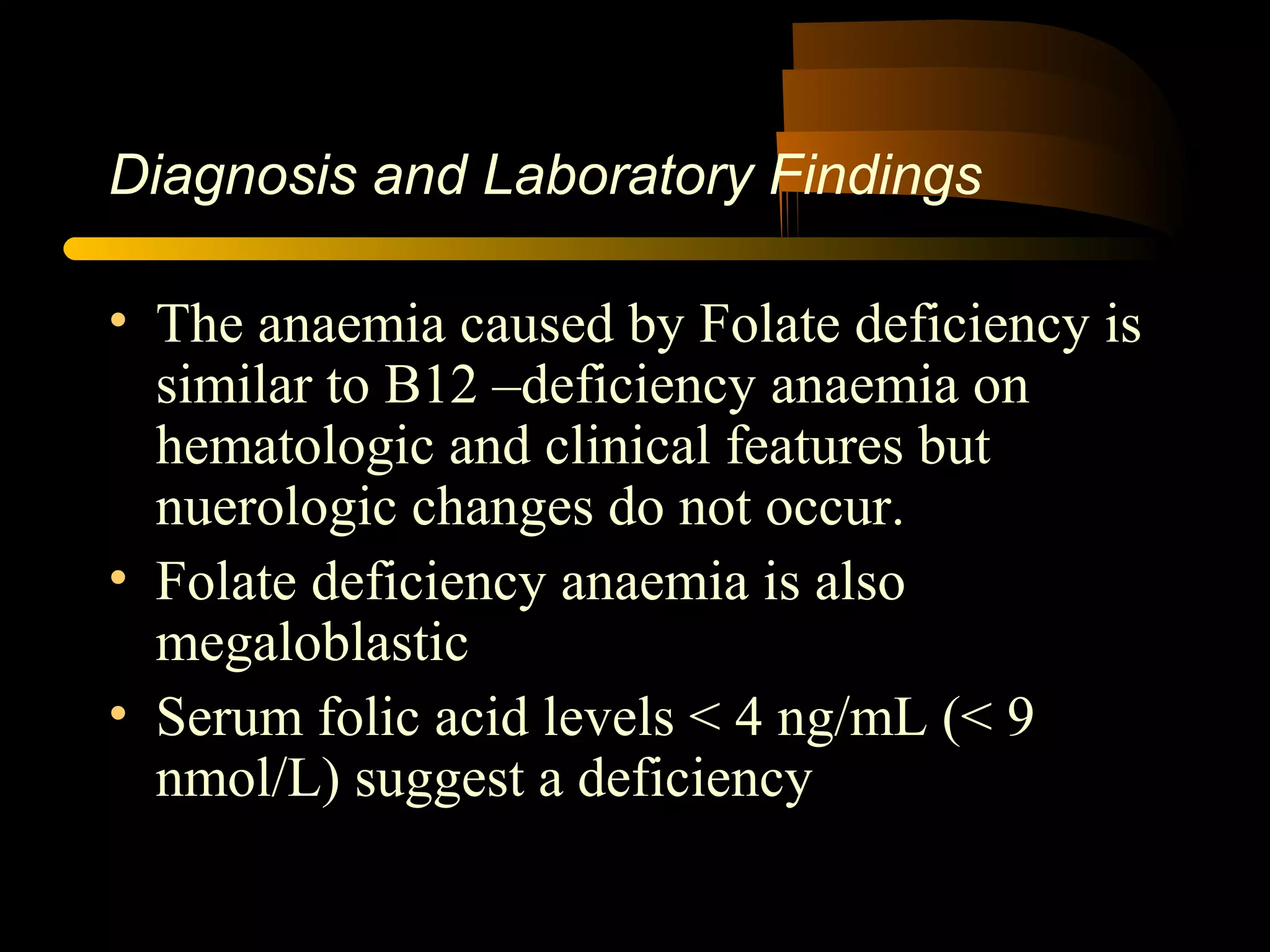 Iron Deficiency Anemia. B12 & Folat Deficiency Anemia | PPT