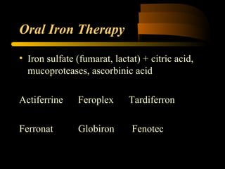 Iron Deficiency Anemia. B12 & Folat Deficiency Anemia | PPT